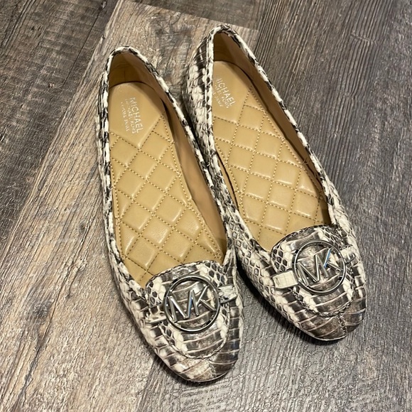 MICHAEL Michael Kors | Shoes | Michael Kors Snake Print Flats | Poshmark